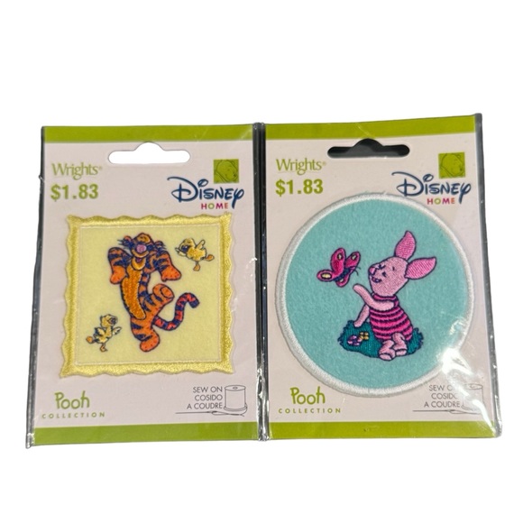 Disney | Other | Vintage Disney Tigger And Piglet Patches Pooh ...